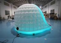 China 3x3x2.5m Inflatable Event Stage Tent with Colorful LED Light for Advertising for sale