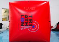 China 1.5M Square PVC Tarpaulin Inflatable Water Floating Buoy Cube with Custom Logo - 600W CE/UL Pump Included for sale
