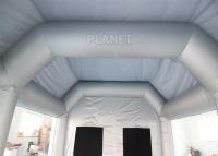 China 7x4x3m Carbon Filter Paint Inflatable Spray Booth with Dual CE/UL Blowers for Automotive Painting for sale