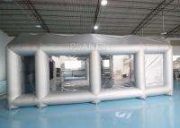 China 7x4x3m Carbon Filter Paint Inflatable Spray Booth with Dual CE/UL Blowers for Automotive Painting for sale