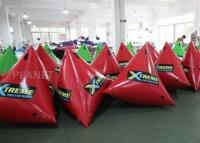 China 1.5m Airtight Inflatable Triangle Buoy with D-Rings | Custom Sizes & PVC Material for sale