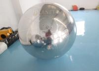 China Custom Color PVC Inflatable Floating Disco Mirror Ball 1.2m-2.5m with Lighting for Outdoor Advertising for sale