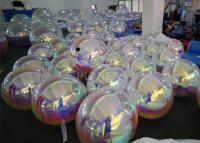 China Custom Inflatable Mirror Balloon 1.2m 1.8m PVC Advertising Ball with Logo Print for sale