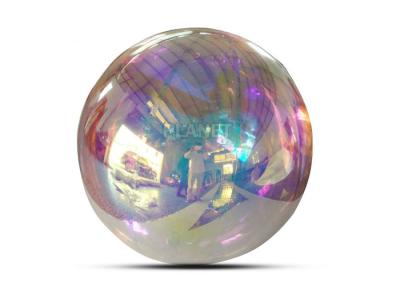China Custom Inflatable Mirror Balloon 1.2m 1.8m PVC Advertising Ball with Logo Print for sale