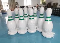 China CE Certified PVC Tarpaulin Inflatable Bowling Pins Set Game with Zorb Ball 1.2m for sale
