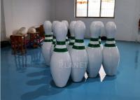 China CE Certified PVC Tarpaulin Inflatable Bowling Pins Set Game with Zorb Ball 1.2m for sale