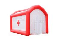 China Inflatable Disinfection Tunnel Access Tent CE SGS EN14960 220V 50Hz Custom Size for sale