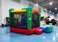 China Inflatable Unicorn Bouncer with Slide 3.55x3.3x2.5m Kids Jumping Castle for Indoor Outdoor Use for sale