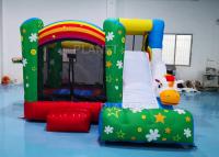 China Inflatable Unicorn Bouncer with Slide 3.55x3.3x2.5m Kids Jumping Castle for Indoor Outdoor Use for sale