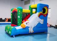 China Inflatable Unicorn Bouncer with Slide 3.55x3.3x2.5m Kids Jumping Castle for Indoor Outdoor Use for sale