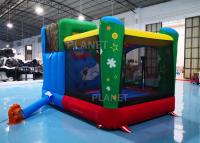 China Oxford Inflatable Unicorn Bounce House Combo with Slip Slide 110V 220V 2 Years Warranty for sale