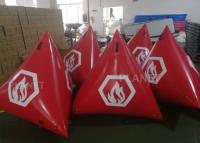 China Custom Inflatable Marker Buoy Water Play Equipment EN71 EN14960 0.6mm PVC for sale