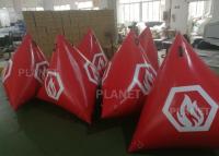 China Custom Inflatable Marker Buoy Water Play Equipment EN71 EN14960 0.6mm PVC for sale