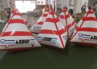 China Custom Inflatable Swimming Buoy 1.2m 1.5m 1.8m PVC Advertising Race Marker for Water Sports for sale