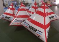 China Custom Inflatable Swimming Buoy 1.2m 1.5m 1.8m PVC Advertising Race Marker for Water Sports for sale