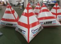China Custom Inflatable Swimming Buoy 1.2m 1.5m 1.8m PVC Advertising Race Marker for Water Sports for sale
