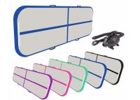 China 4m-12m Inflatable Air Track Mat with 0.9mm PVC Material for Gymnastics Training for sale