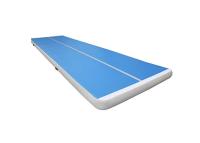China Custom DWF Inflatable Tumbling Air Track 3x1x0.1m Gymnastics Mat with Handles for sale