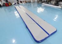China PVC 6m Inflatable Gymnastics Mat Air Track for Fitness Training Custom Size 0.1mH for sale