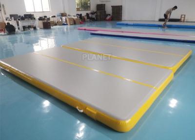 China 4x2x0.2m Inflatable Air Tumble Track with Double-Triple Stitching for Gymnastics Training for sale
