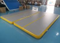 China 4x2x0.2m Inflatable Air Tumble Track with Double-Triple Stitching for Gymnastics Training for sale