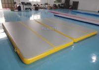 China 4x2x0.2m Inflatable Air Tumble Track with Double-Triple Stitching for Gymnastics Training for sale