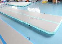 China Customizable Inflatable Air Track Gymnastics Mat 110V 220V Portable Tumble Track for sale