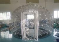 China Airtight Igloo Transparent Inflatable Dome Tent With Led Light for sale