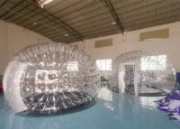 China Transparent PVC Inflatable Dome Tent 4.0m Dia x 2.8m H for Camping Party for sale