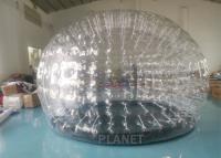 China Transparent PVC Inflatable Dome Tent 4.0m Dia x 2.8m H for Camping Party for sale