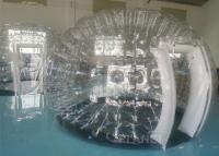 China Transparent PVC Inflatable Dome Tent 4.0m Dia x 2.8m H for Camping Party for sale