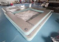 China 1000D Double Wall Fabric Anti-Jellyfish Swimming Pool with Netting Enclosure - 3m to 10m Sizes, 2-Year Warranty for sale