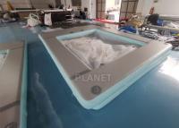 China 1000D Double Wall Fabric Anti-Jellyfish Swimming Pool with Netting Enclosure - 3m to 10m Sizes, 2-Year Warranty for sale