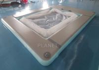 China Double Wall Fabric PVC Inflatable Yacht Sea Pool 0.9mm with Jellyfish Protection Net - Custom Sizes Available for sale