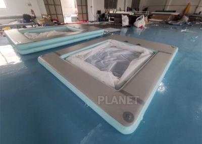 China Double Wall Fabric PVC Inflatable Yacht Sea Pool 0.9mm with Jellyfish Protection Net - Custom Sizes Available for sale