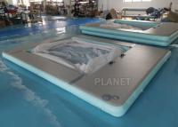 China Anti Jellyfish Inflatable Floating Ocean Pool with Net 1000D PVC Tarpaulin for sale