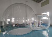 China 3m 5m Inflatable Clear Bubble Tent with Airtight Tunnel for Camping for sale