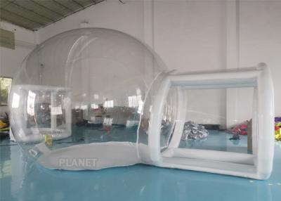China 3m 5m Inflatable Clear Bubble Tent with Airtight Tunnel for Camping for sale