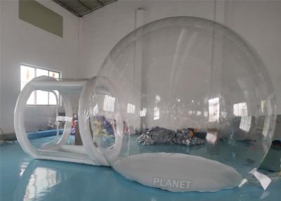 China 4m Diameter Waterproof Inflatable Advertising Dome Bubble Tent with 0.8mm PVC Construction for sale