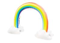 China Home Backyard Waves Inflatable Rainbow Arch Sprinkler For Kids for sale