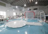 China 0.8mm Transparent PVC Inflatable Bubble Dome Tent 3m 4m 5m Custom Size for sale