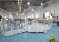 China 0.8mm Transparent PVC Inflatable Bubble Dome Tent 3m 4m 5m Custom Size for sale