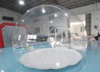 China 0.8mm Transparent PVC Inflatable Bubble Dome Tent 3m 4m 5m Custom Size for sale
