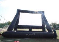 China Commercial 210D Inflatable Projector Screen with Blower - Custom Sizes, Waterproof & UV-Resistant Outdoor Movie Display for sale