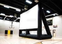 China Commercial 210D Inflatable Projector Screen with Blower - Custom Sizes, Waterproof & UV-Resistant Outdoor Movie Display for sale