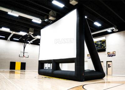 China Commercial 210D Inflatable Projector Screen with Blower - Custom Sizes, Waterproof & UV-Resistant Outdoor Movie Display for sale