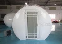 China Transparent PVC Double Bubble Inflatable Dome Tent with Steel Frame - 2-3 Year Warranty, 15-20 Day Production for sale