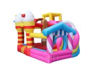 China Home Candy 3ML*2.8MW*2.2MH Inflatable Slide Jumping Castle for sale