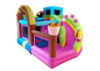 China Custom Logo Yard Plato PVC Inflatable Bounce House for sale