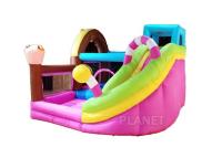 China Custom Logo Yard Plato PVC Inflatable Bounce House for sale